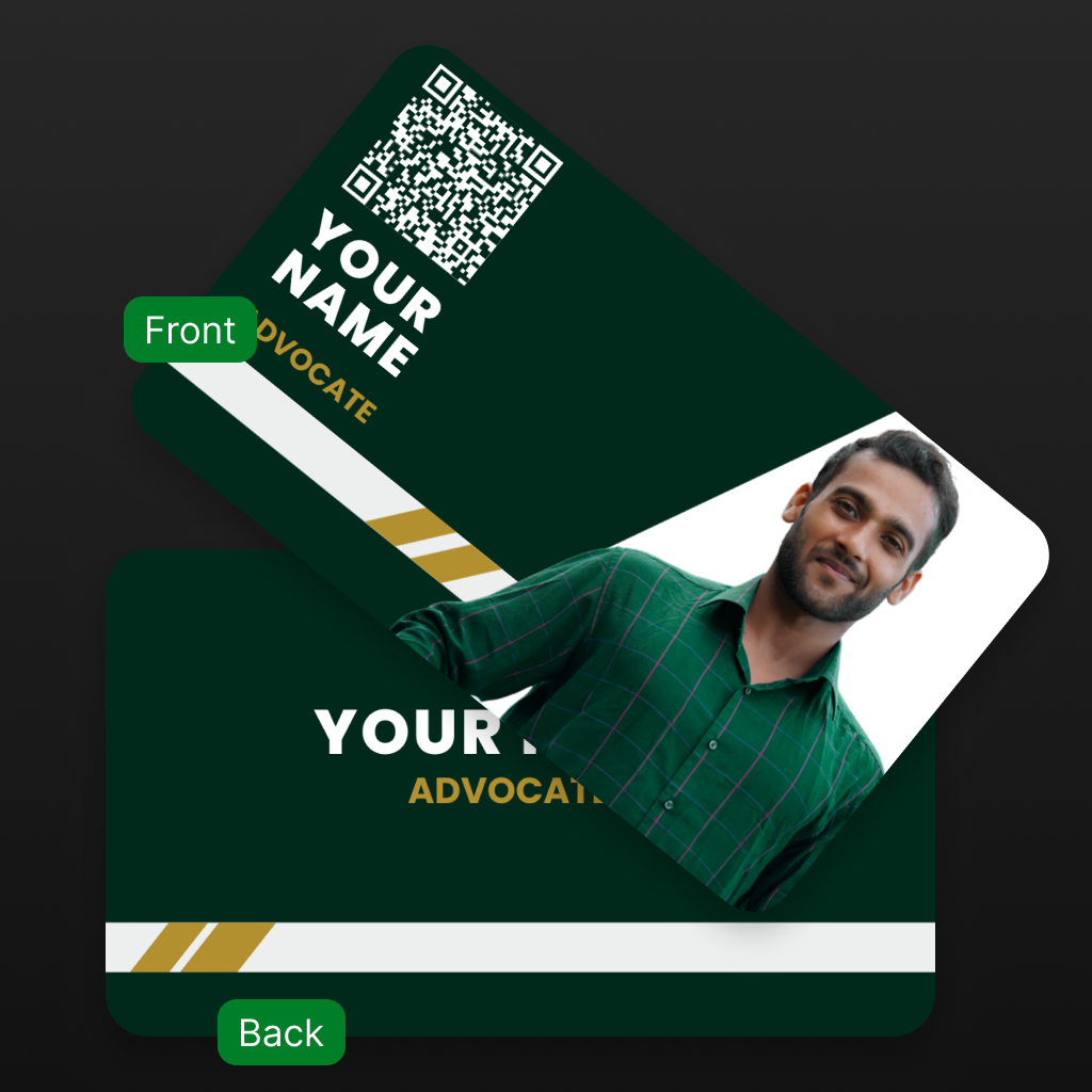 Advocate Professional Cards – Sleek, Durable & Tech-Enabled for Smarte ...